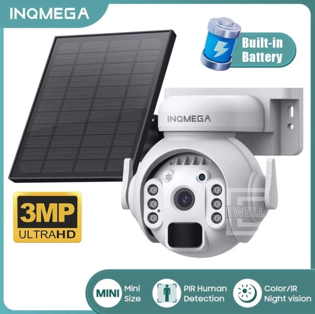 Вулична Ip камера відеоспостереження із сонячною панеллю Inqmega St 515c 3m Wifi купити онлайн