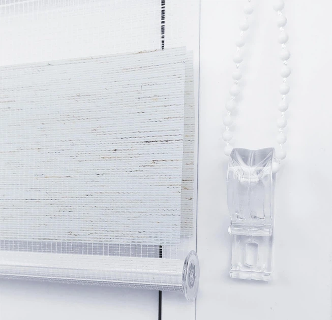 Ролета Bigimot День-ночь 28*170 см лен Белый текстурный – купить онлайн ...