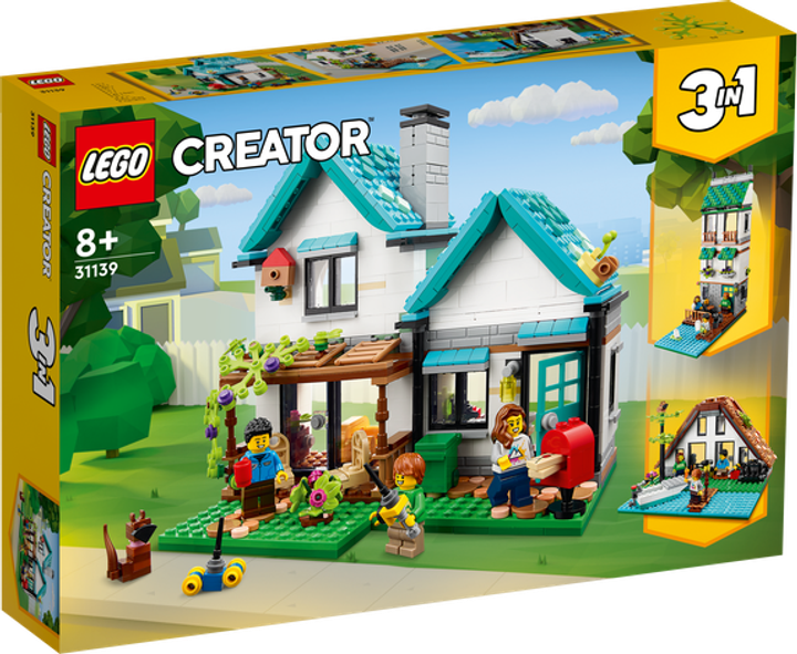 Конструктор Лего Креатор 3 в 1 Уютный дом LEGO Creator 31139 – игрушки ...