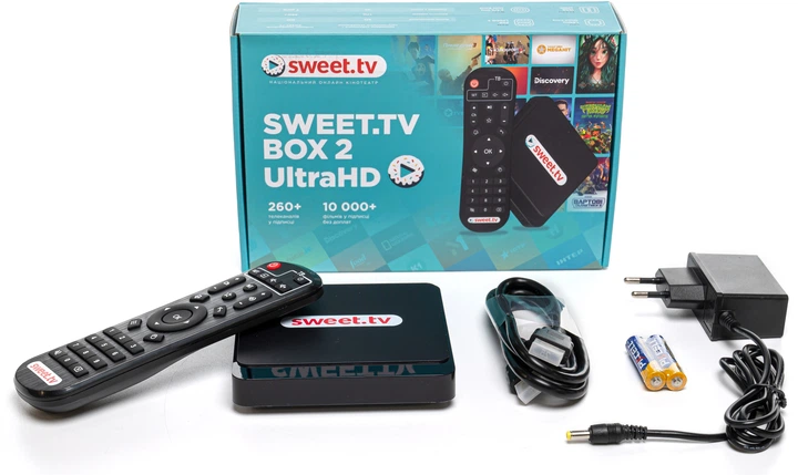 Медіаплеєр iNeXT SWEET.TV BOX 2 Ultra HD (4820223800197) – фото, відгуки, характеристики в ...