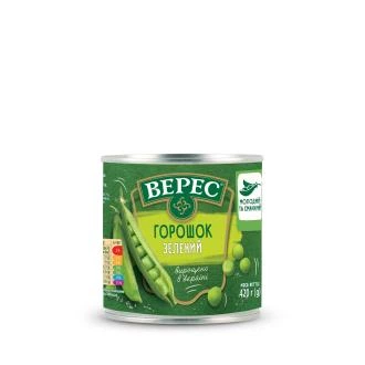 Упаковка Горошку Зелений Верес 200 г х 12 шт Rozetka Купить Упаковка Горошку Зелений Верес