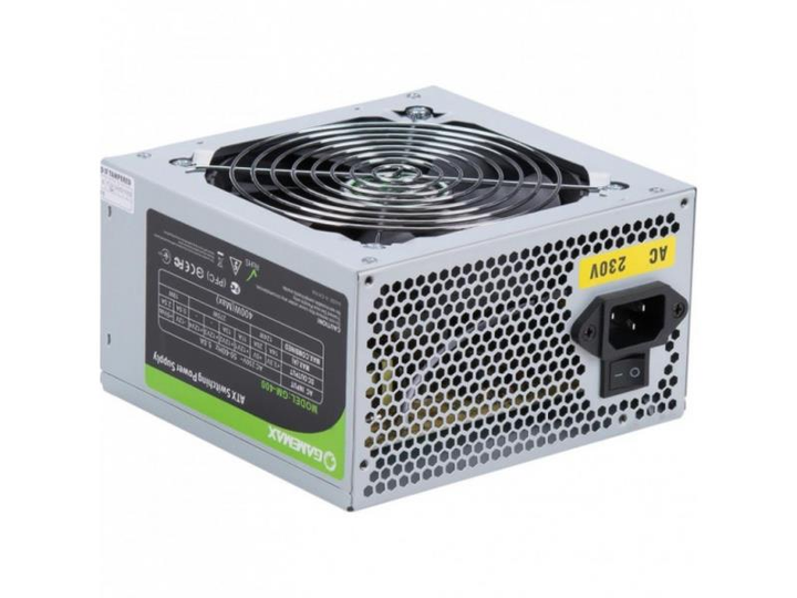 Блок питания 400 Вт GameMax, 24+4 pin, питание видеокарты - Нет, 120 мм ...