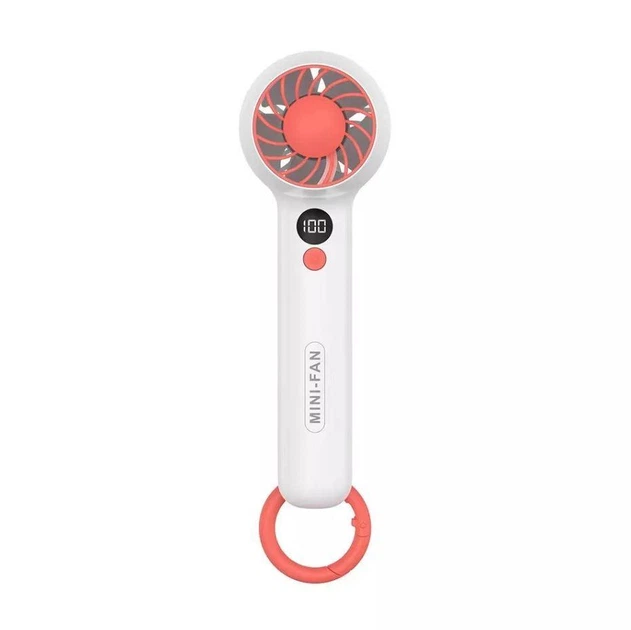 Портативный мини вентилятор MINI FAN на аккумуляторе с индикатором ...