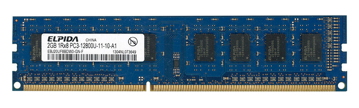 Оперативная память для ПК Elpida 2gb Ddr3 1600mhz Ebj20uf8bdw0 Gn F