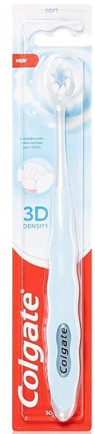 Зубна щітка, м'яка, блакитна - Colgate 3D Density Soft Toothbrush Зубна щітка, м'яка, блакитна ...