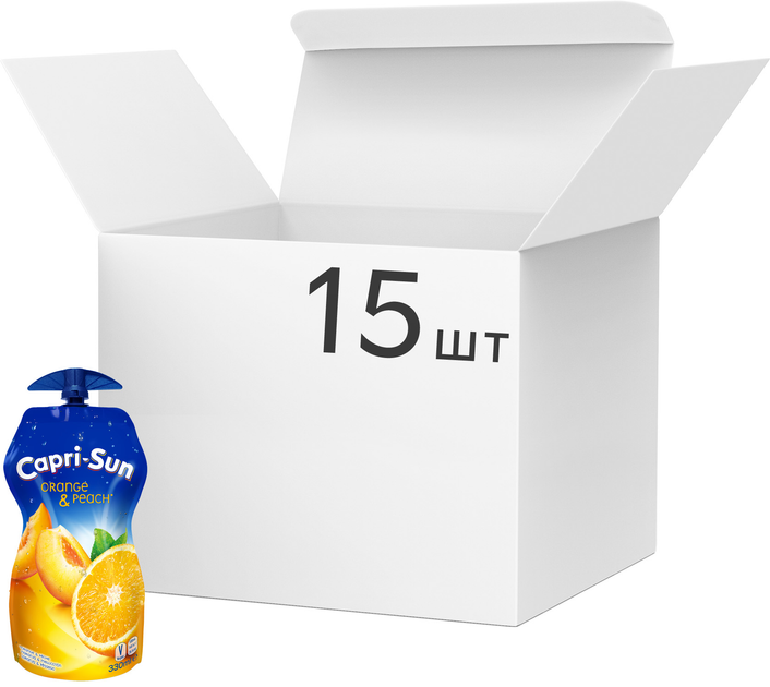 Упаковка сока Capri-Sun Апельсин-Персик 330 мл х 15 шт (4000177155417 ...