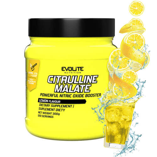 Л-Цитрулин малат Evolite Nutrition Citrulline Malate 300 г lemon – фото ...