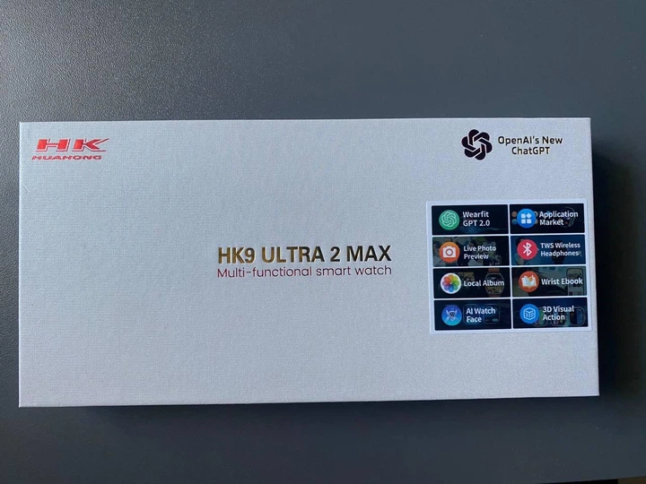 Смарт-часы HK9 ULTRA 2 MAX 49 mm AMOLED Full HD экран 2-ядерный ...