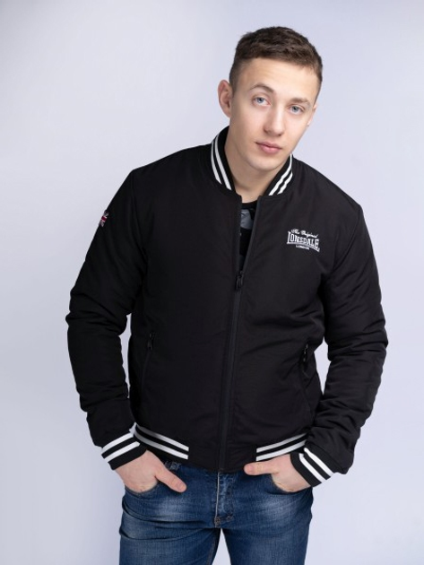 Бомбер мужской Lonsdale Trusthorpe 115037-1500 2XL Черный ...