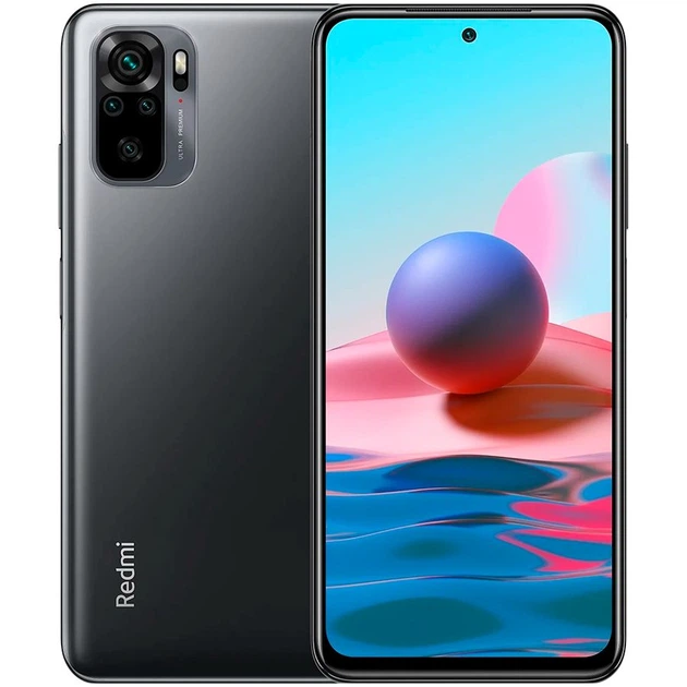 Смартфон Xiaomi Redmi Note 10 4/64Gb Onyx Gray (Grade B) БУ – фото ...