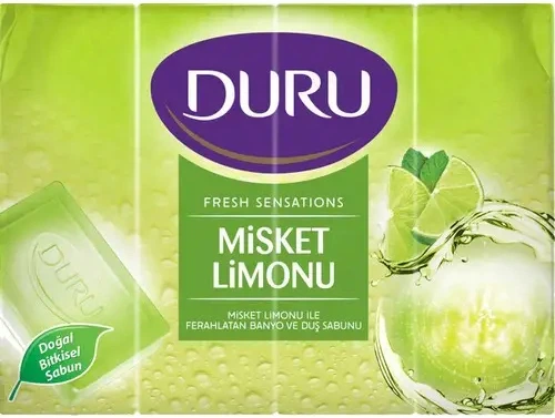 Туалетне мило для душу Duru Фреш Сенсейшнс Лайм 4 х 150 г ...