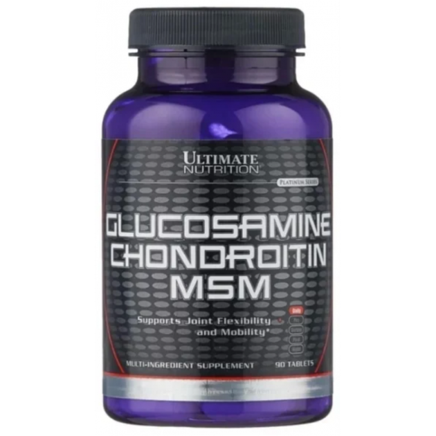 Витамины Ultimate Nutrition Glucosamine & Chondroitin, MSM - 90 ...