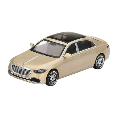 Машинка Premium MINI GT Mercedes-Maybach S680 1:64 Gold – игрушки с ...