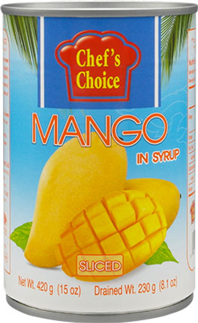 Манго Слайс в сиропе Chef`s Choice 420 г (093856996795) – ROZETKA ...