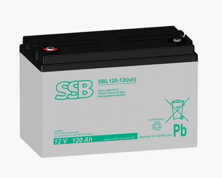 Аккумулятор AGM SSB SBL 120-12i(sh) 12v 120Ач (Белый) АКБ – фото ...