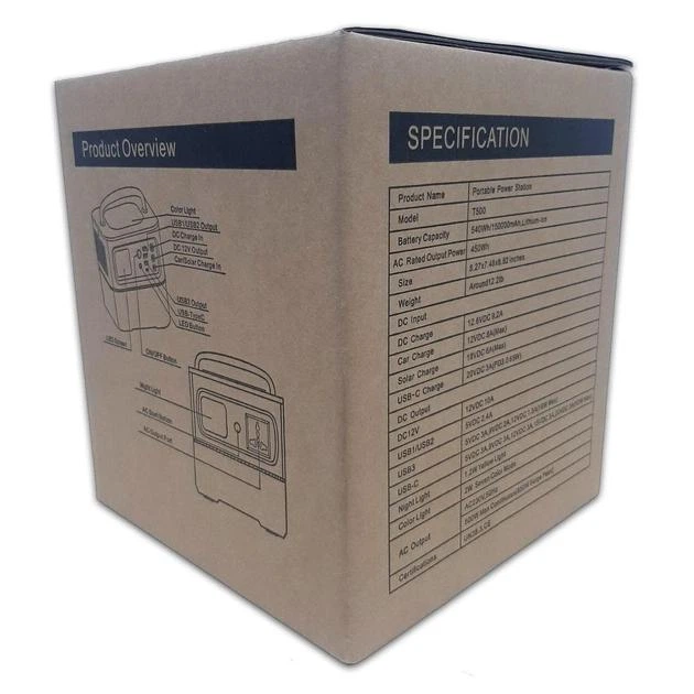 Зарядна станція UPS TigFox T500 540Wh 500W 150Ah AC/DC/USB/Type-C ...
