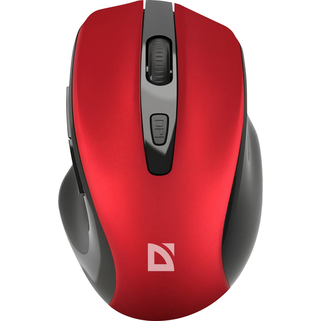 Беспроводная безшумная мышка Defender Prime MB-053 6 кн 1600 dpi Red ...