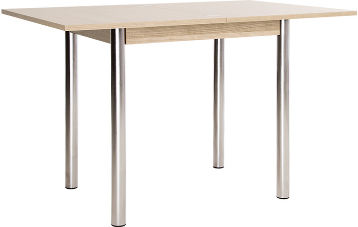 Обеденный стол Nowy Styl KAJA ordf EXT CHROME (25) 600/1200х800 Береза ...