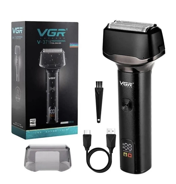 Электробритва беспроводная аккумуляторная для влажного и сухого бритья VGR V-371 – фото, отзывы ...