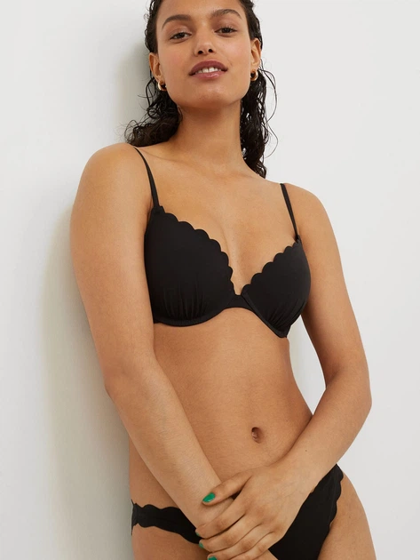 Верхняя часть купальника женская H&M 06-0823505-002 80B Черная (СА2000002026938) – Брендовая ...