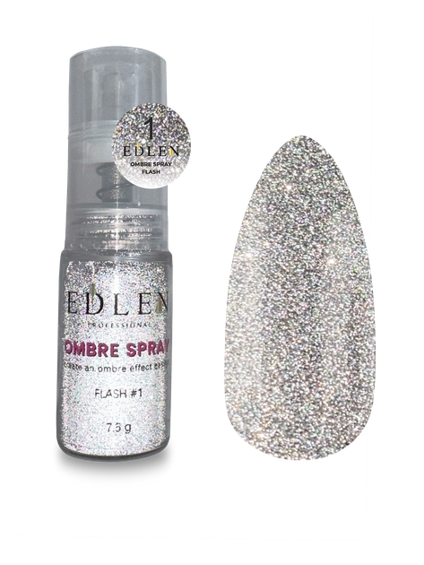 Омбре спрей для дизайну нігтів Edlen Professional Ombre Spray Flash №1 ...