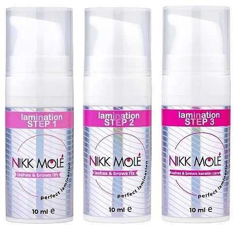 Набор для ламинирования ресниц и бровей - Nikk Mole Perfect Lamination Sistem (1024843-175609 ...