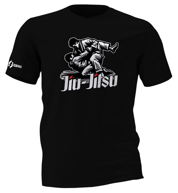 Футболка JIU Jitsu GERA прямая класика Черний JJ8 (JJ8-S-003.11.10.0 ...