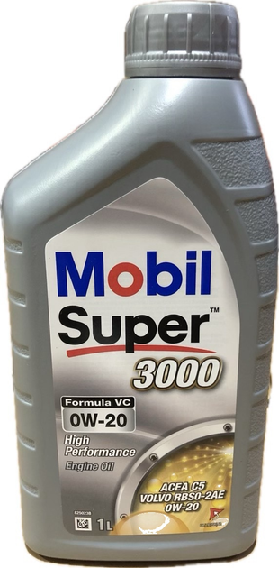 Моторное масло Mobil Super 3000 Formula VC 0W-20 1 л ( M074001P ...