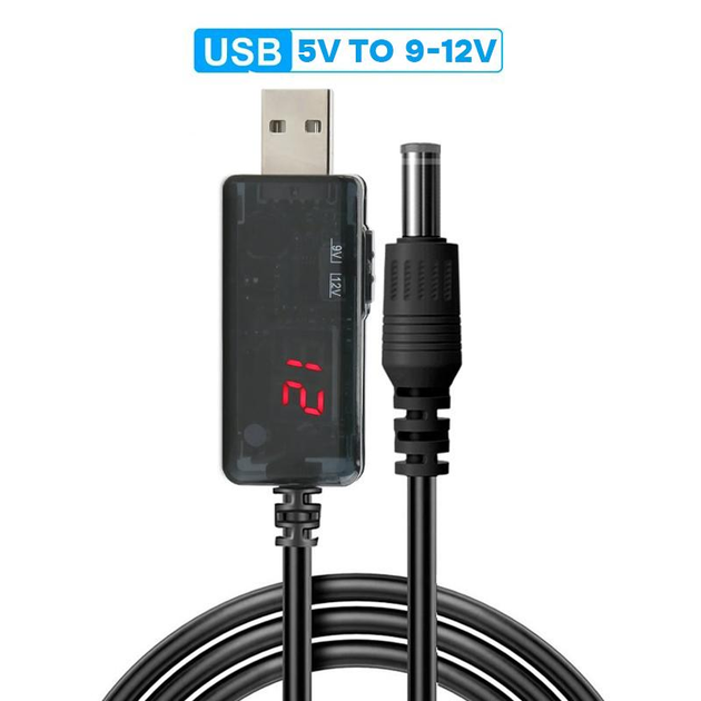 Кабель питания для роутера медиаконвертера USB на DC 5 В на 9 В и 12 В ...