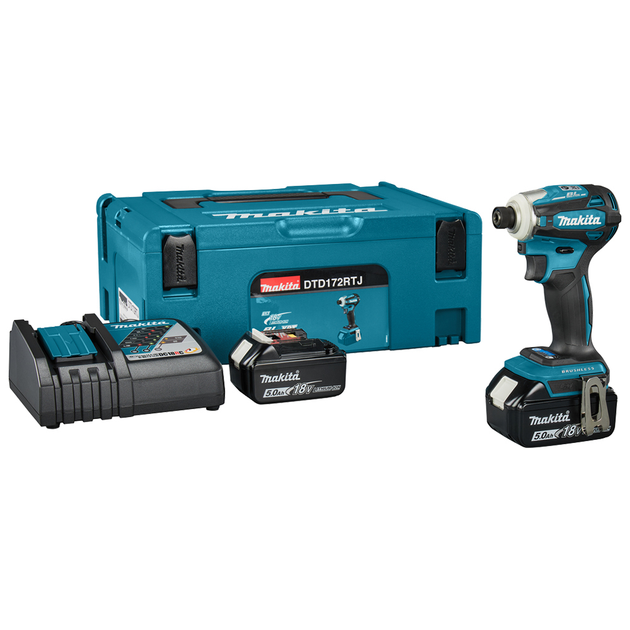 Аккумуляторный ударный Электрогайковерт Makita DTD172RTJ LXT (18В ...