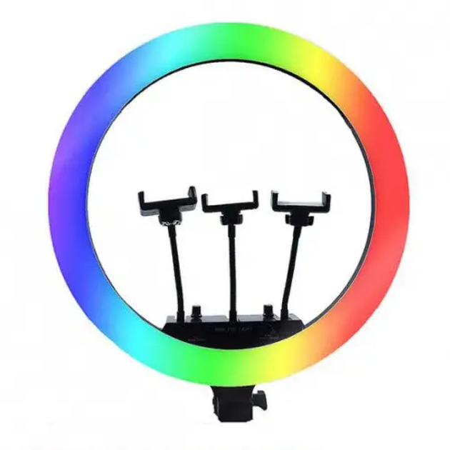 Кольцевая RGB лампа Crystal 3D-45 45cm Remote, Transparent – фото ...