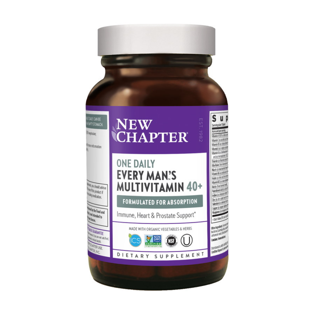 Витамины и минералы New Chapter Every Men's One Daily 40+ Multivitamin ...