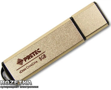 Флеш память USB Pretec i-Disk ChaCha 8GB Golden – фото, отзывы ...