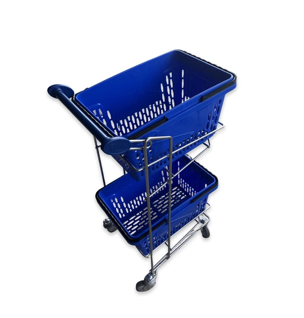 Візок для кошиків закупівельних Damix Vario WKR XL Без бренду сірий ...