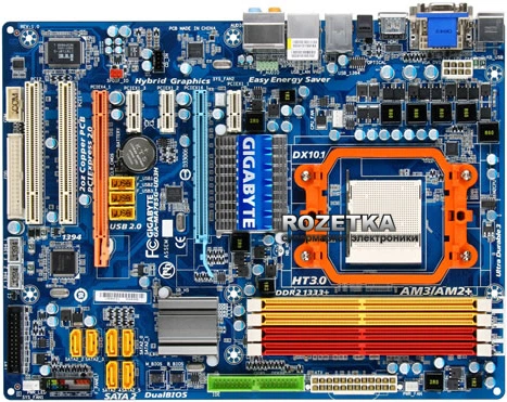 Материнская плата Gigabyte GA-MA785G-UD3H (sAM2+/sAM3, AMD 785G, ATI ...