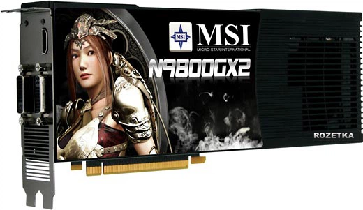 Видеокарта MSI PCI-Ex GeForce 9800 GTX 1024MB GDDR3 (256bit) (600/2000 ...