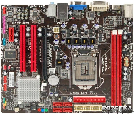 Материнская плата Biostar H55 HD (s1156, Intel HM55, PCI-Ex16) – фото ...