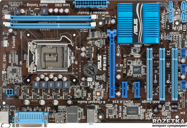 Материнская плата Asus P8H61 (s1155, Intel H61, PCI-Ex16) – фото ...