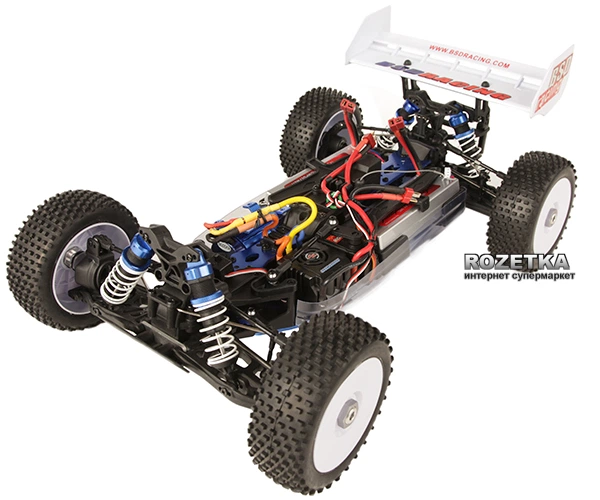 Модель автомобіля BSD Racing Brushless Buggy 4WD 1:8 2.4Ghz EP (Red RTR ...