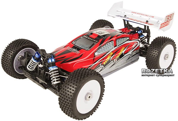 Модель автомобіля BSD Racing Brushless Buggy 4WD 1:8 2.4Ghz EP (Red RTR ...
