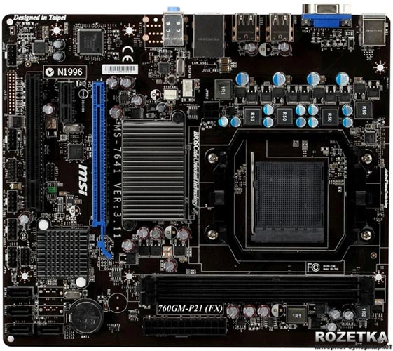Материнская плата MSI 760GM-P21 (FX) (sAM3+, AMD 760G, PCI-Ex) – фото ...