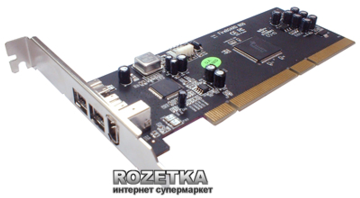 Контроллер STLab IEEE-1394b 3 канала (2 x IEEE1394b+1 x IEEE1394a) PCI ...