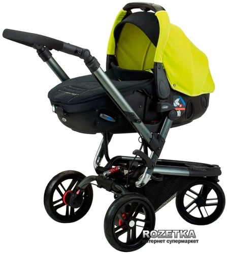 Коляска Jane Trider Matrix цвет Chiffon черный с салатовым (5266/P38 ...