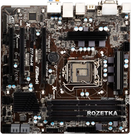 Материнська плата ASRock Z77 PRO4-M (s1155, Intel Z77, 3 x PCI-Ex16) – фото, відгуки ...