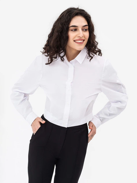 Рубашка женская Garne Cindy 3042066 S Белая (GR2000002984283 ...