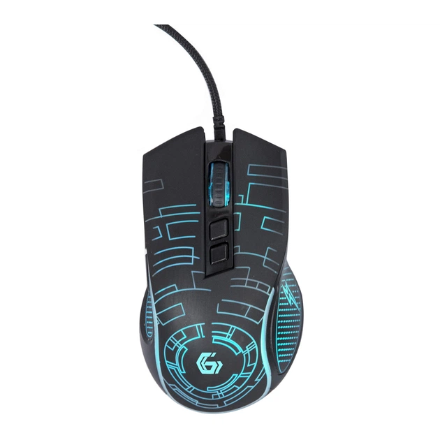 Комьютерная мышка Gembird MUSG-RGB-01, оптика, Black USB, 3600 DPI ...