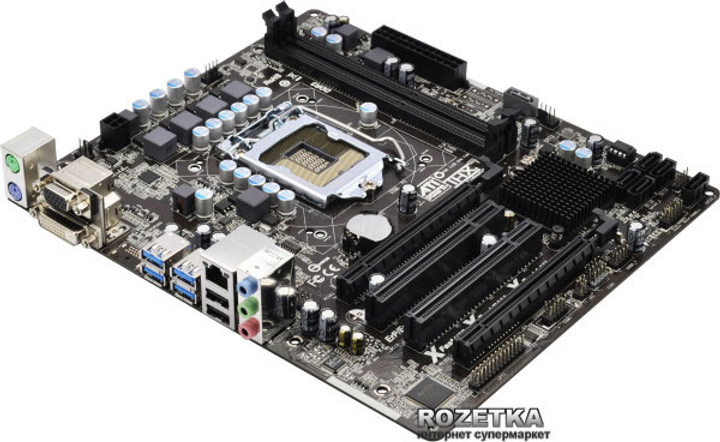 Материнская плата ASRock B75M-GL (s1155, Intel B75, PCI-Ex16) – фото ...