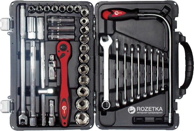 Профессиональный набор инструментов Intertool 1/2", 39 предметов (ET-7039) – фото, отзывы ...