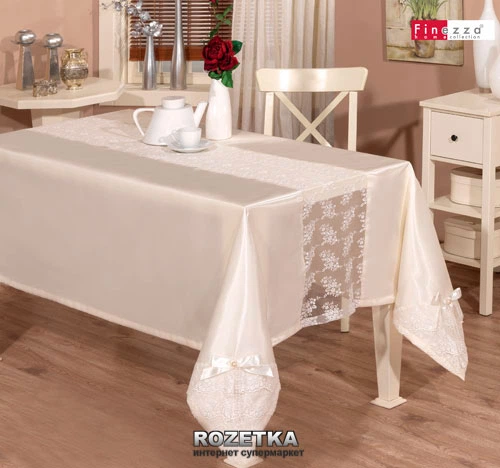 Скатерть Arya Finezza Elegant 170x230 Krem – фото, отзывы ...