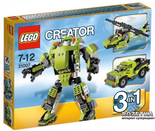Конструктор LEGO Creator Мощный робот (31007) – игрушки с доставкой от ...